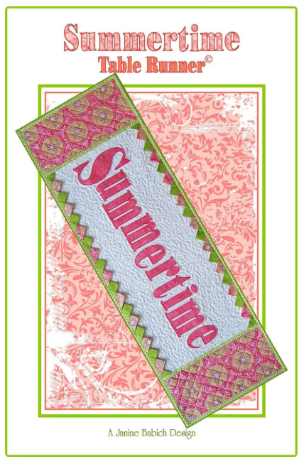 Summertime Table Runner | Cactus Quilting LLC