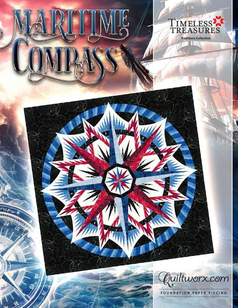 Maritime Compass | Cactus Quilting LLC