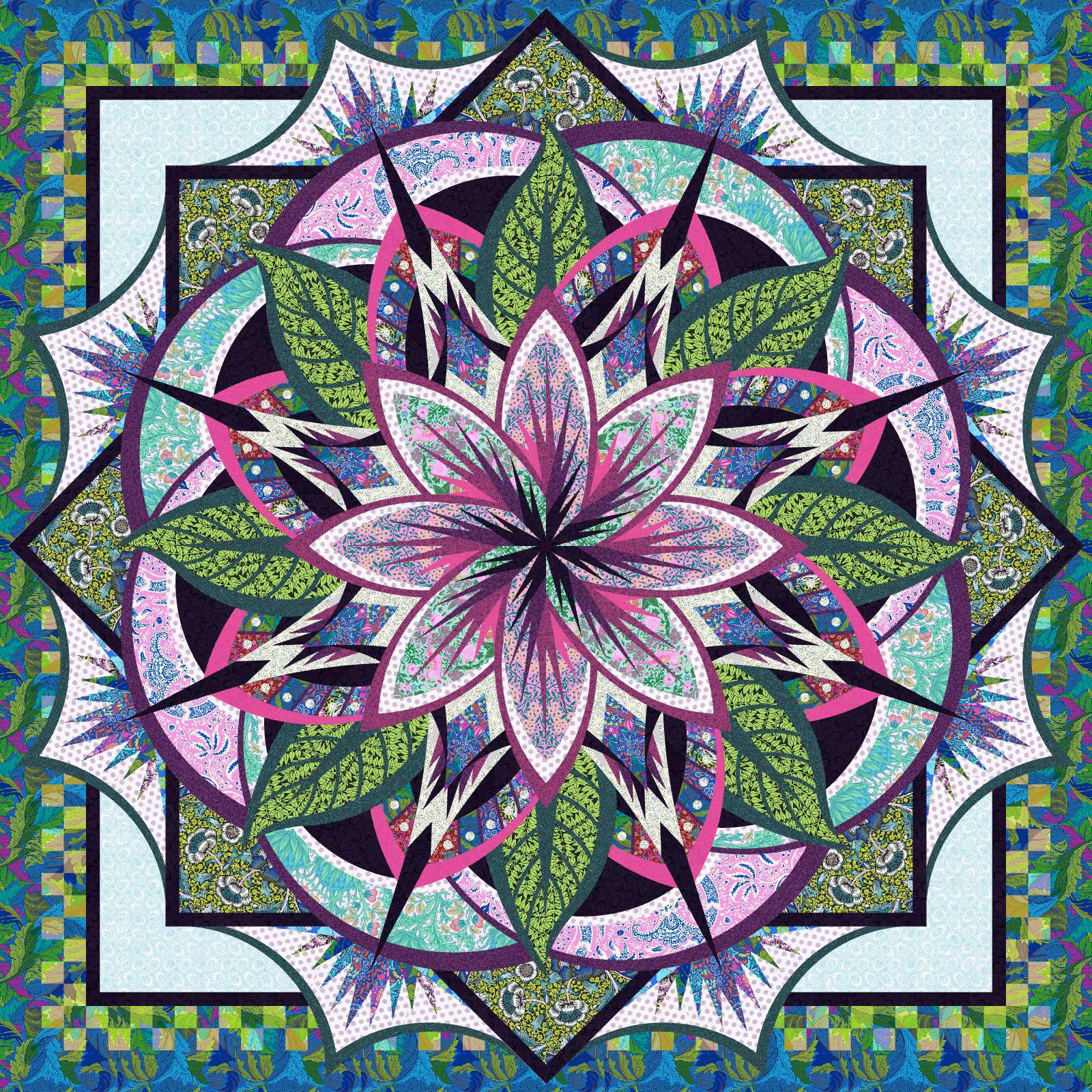 Jungle Magnolia Kits | Cactus Quilting LLC